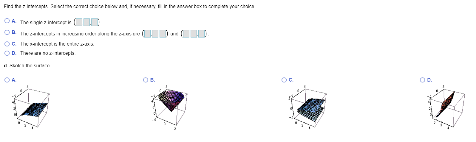 Solved Consider the surface defined by the following | Chegg.com