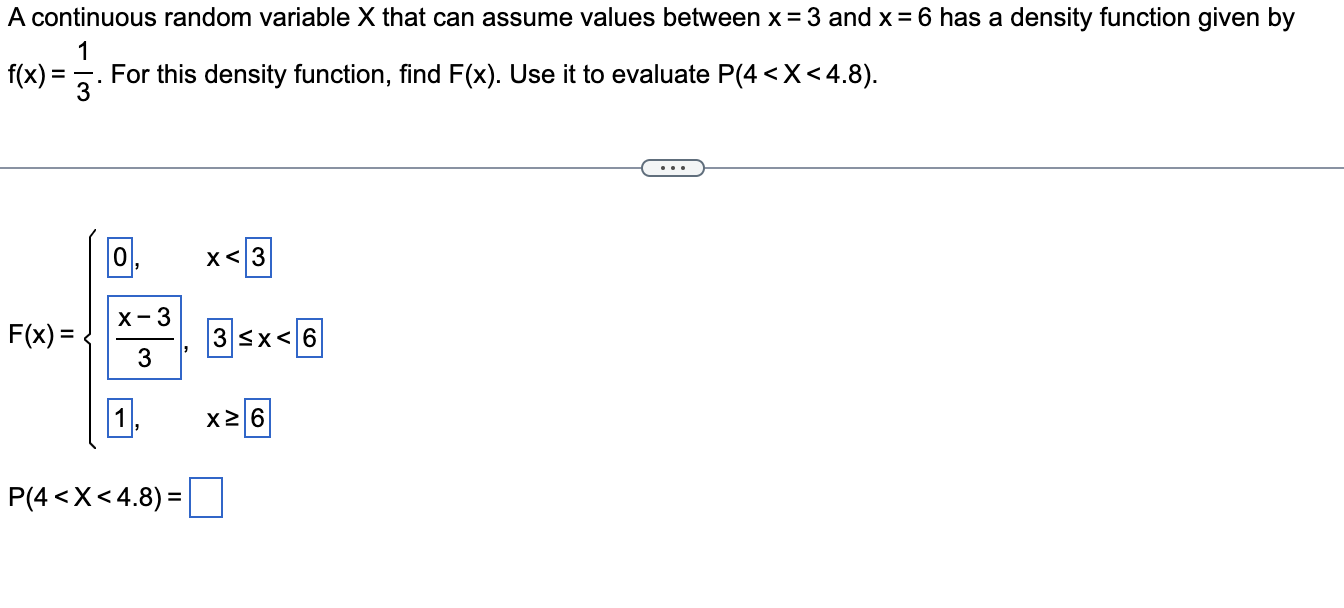 Solved A continuous random variable X that can assume values | Chegg.com