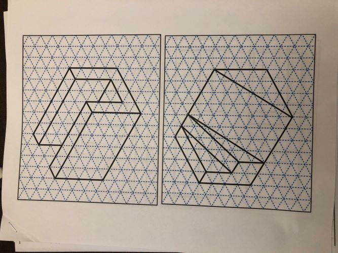 Solved How do I draw these two isometric drawing and turn | Chegg.com