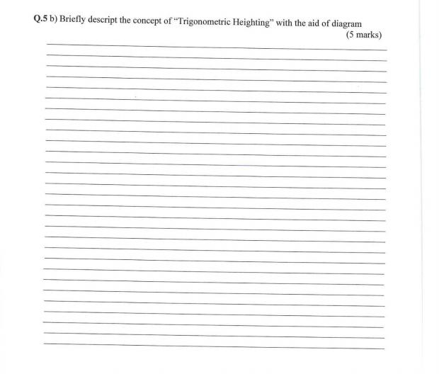 Solved Q.5 b) Briefly descript the concept of "Trigonometric | Chegg.com