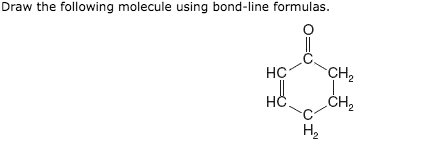 Solved Draw the following molecule using bond-line formulas. | Chegg.com