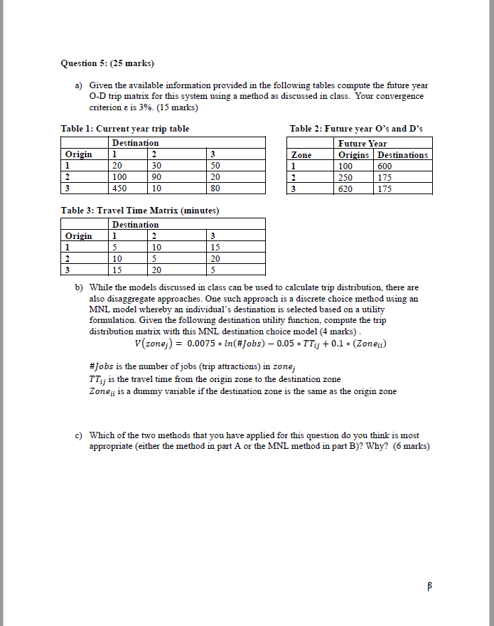 Solved Question 5: (25 marks) a) Given the available | Chegg.com