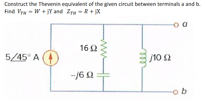 Solved Construct the Thevenin equivalent of ﻿the given | Chegg.com