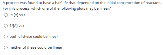 Solved What are the units for k, the rate constant, in a | Chegg.com