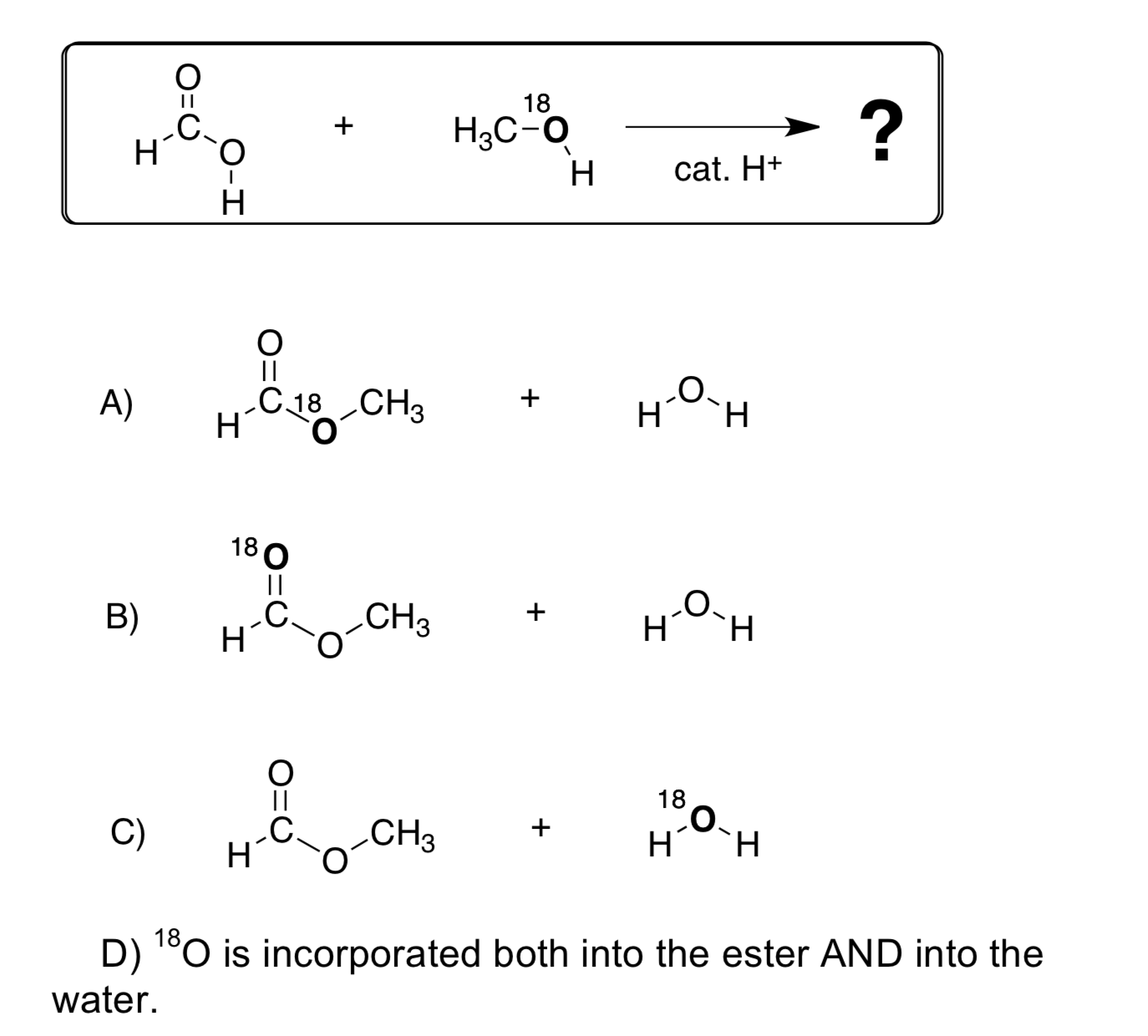 Solved What are the products of the reaction of formic acid | Chegg.com