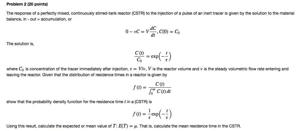 Solved Problem 2 (20 points) The response of a perfectly | Chegg.com