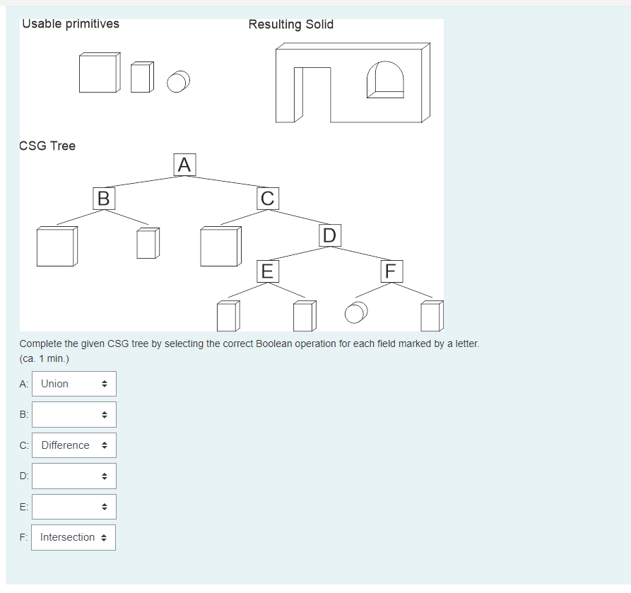 Solved A TO F EACH PART HAVE 3 ANSWER OPTIONS ; | Chegg.com