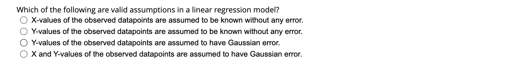 Solved A linear regression model always goes through | Chegg.com