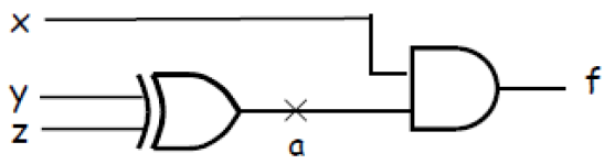 Solved For the following circuit, use the Boolean | Chegg.com