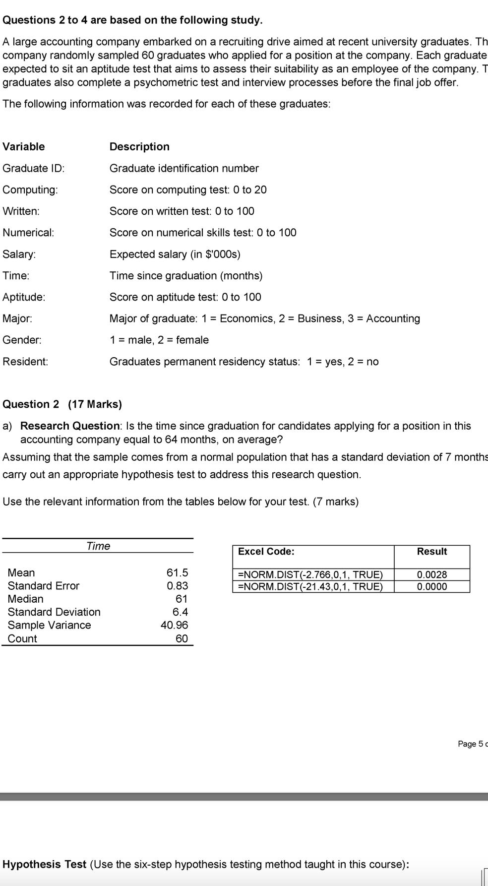 Solved Questions 2 to 4 are based on the following study. A | Chegg.com