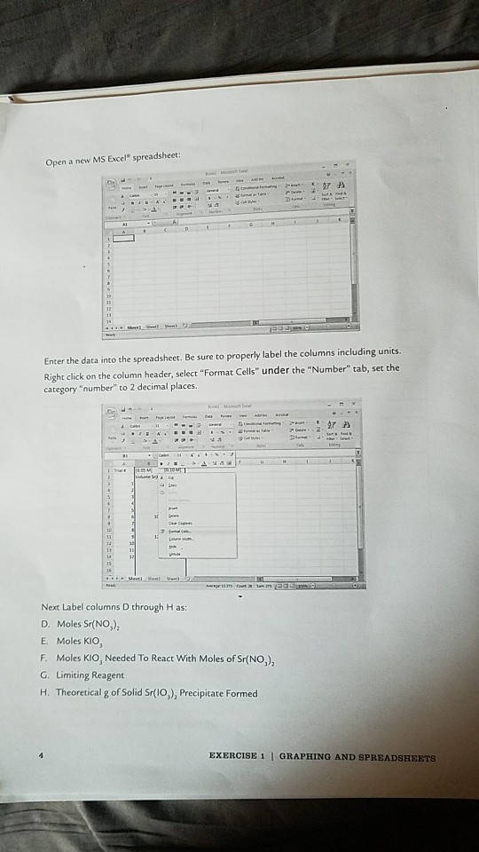 Solved BACKGROUND When using a graphing program such as MS | Chegg.com