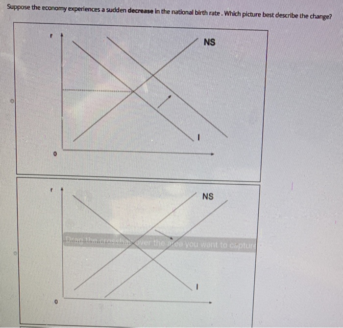 Solved Suppose the economy experiences a sudden decrease in | Chegg.com