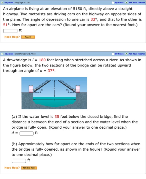 Solved An airplane is flying at an elevation of 5150 ft, | Chegg.com
