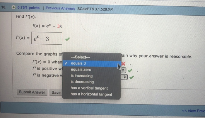 Solved compare the graphs of f and f’ and use them to | Chegg.com