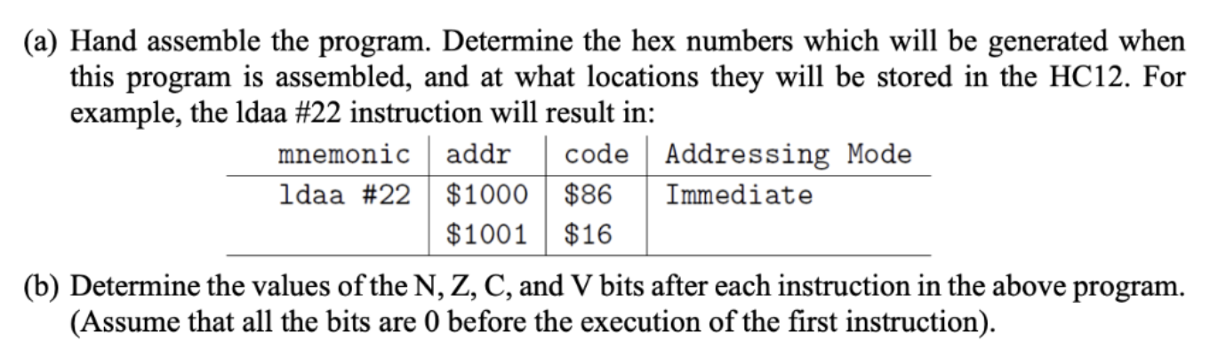 Solved Consider the assembly program below: $1000 prog: | Chegg.com