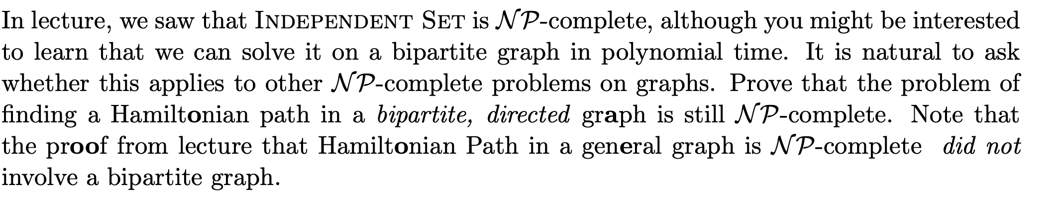 Solved Proving a problem is NP-complete by reduction (EASY) | Chegg.com