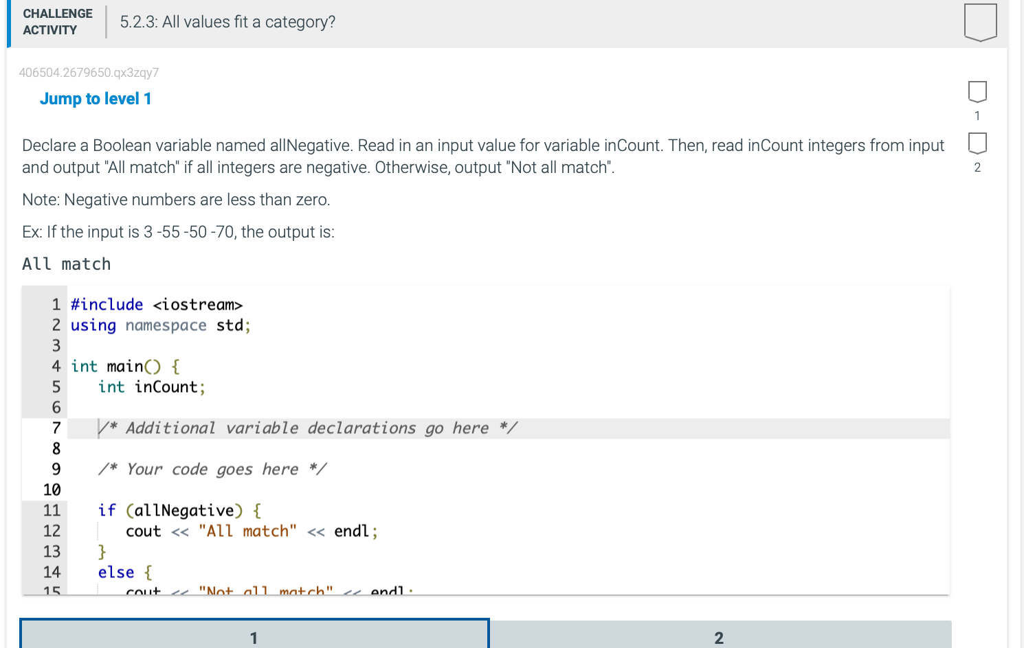 Solved 406504.2679650.q×3zqy7 Jump to level 1 Declare a | Chegg.com