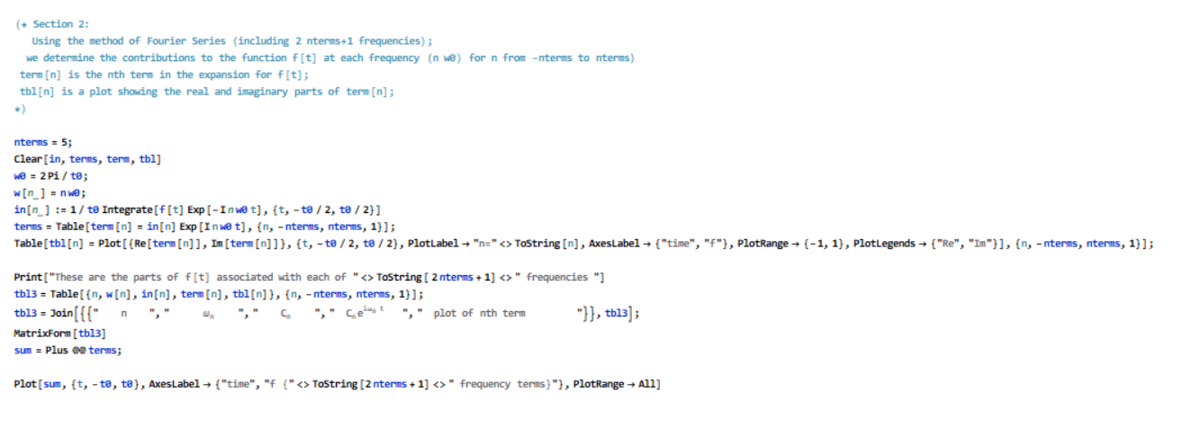 1) (6 pnts) Carefully review the Mathematica notebook | Chegg.com