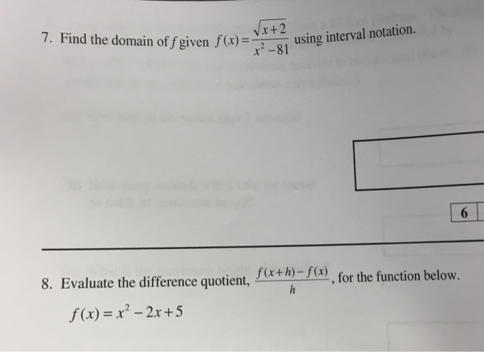 Solved Find the domain of f given f(x) = Squareroot x + | Chegg.com