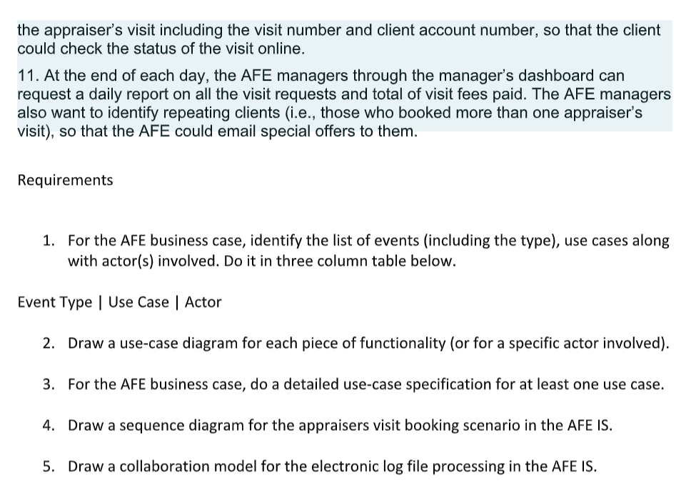 Solved Business Case Antiques For Everyone (AFE) is a noted | Chegg.com
