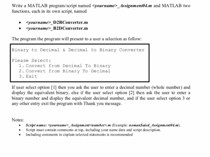 Solved Write A Matlab Program Script Named