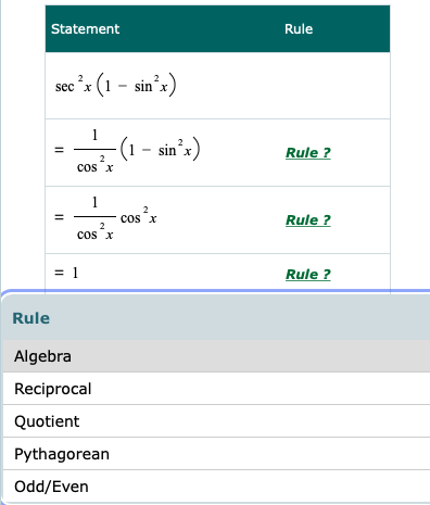 Solved Complete the proof of the identity by choosing the | Chegg.com