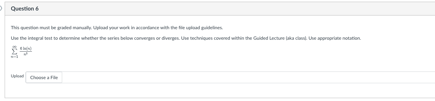 Solved This question must be graded manually. Upload your | Chegg.com