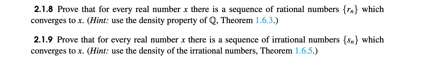 Solved 2.1.8 Prove that for every real number x there is a | Chegg.com