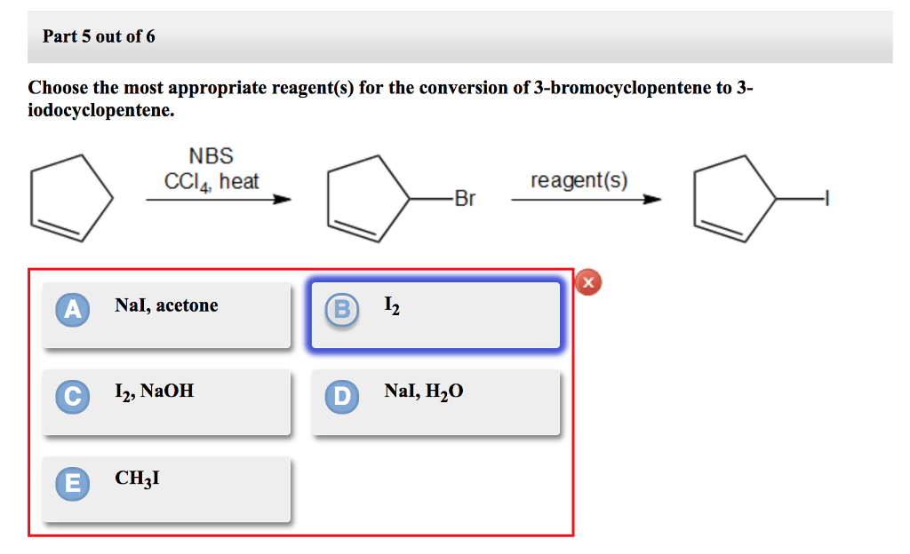 Solved Part 5 out of 6 Choose the most appropriate | Chegg.com