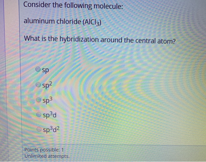 Solved What is the hybridization around the carbonyl carbon | Chegg.com