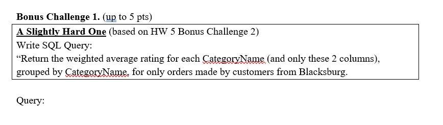 Solved Bonus Challenge 1. (up to 5pts ) A Slightly Hard One | Chegg.com