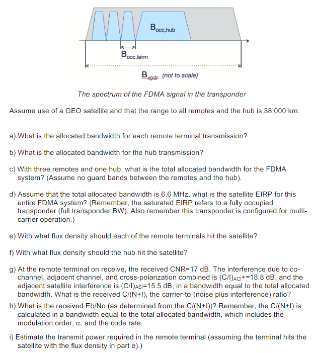 1. Three remote ground stations are communicating | Chegg.com