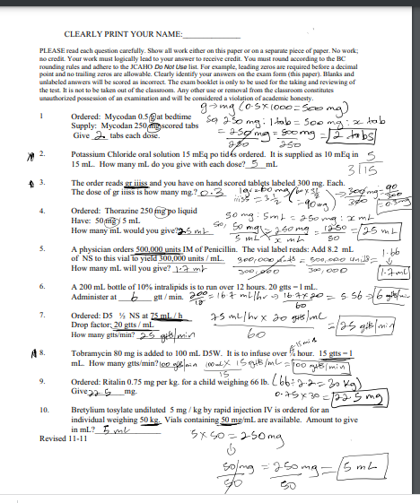 PLEASE read each question carefully. Show all work | Chegg.com