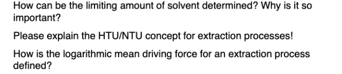 Solved Thermal Unit Operations When and how is the method | Chegg.com