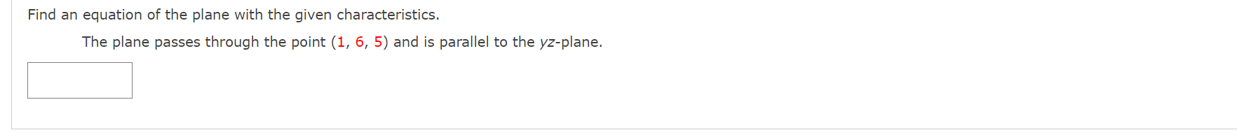 Solved Find an equation of the plane with the given | Chegg.com
