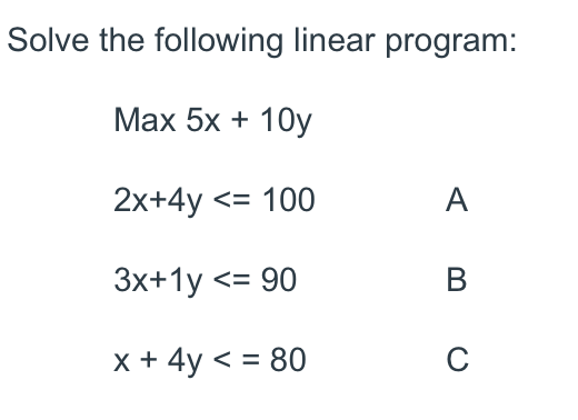 Solved 1) What is the optimal solution? a) One optimal | Chegg.com
