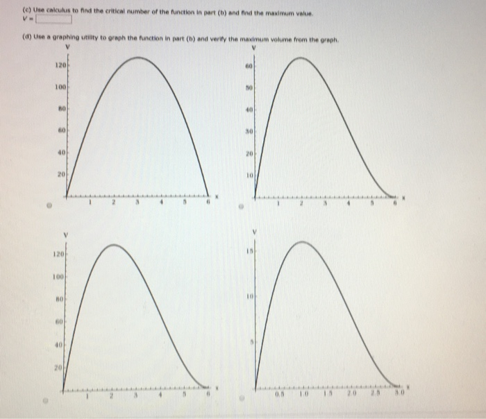 Solved An open box of maximum volume is to be made from a | Chegg.com