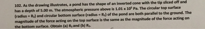 Solved As the drawing illustrates, a pond has the shape of | Chegg.com