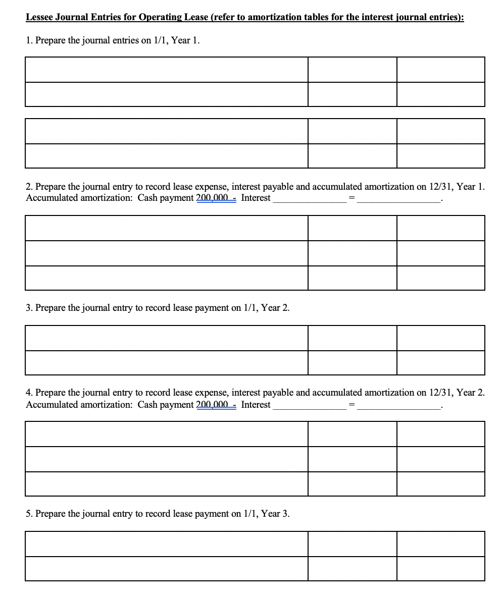 Solved 6. Prepare the journal entry to record lease expense, | Chegg.com