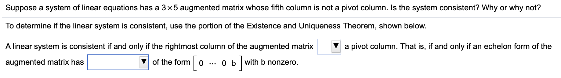 Solved Suppose a system of linear equations has a 3x5 | Chegg.com