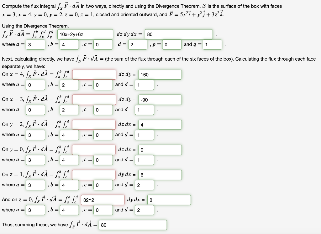 Solved Compute the flux integral s ř. dĀ in two ways, | Chegg.com