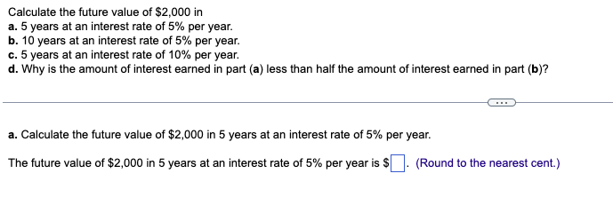 Solved (Round to the nearest cent.) | Chegg.com