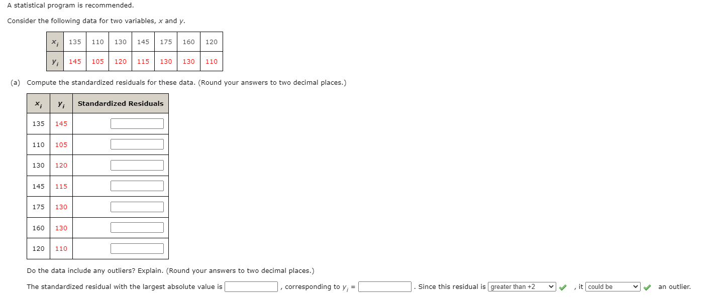 Solved A statistical program is recommended. Consider the | Chegg.com