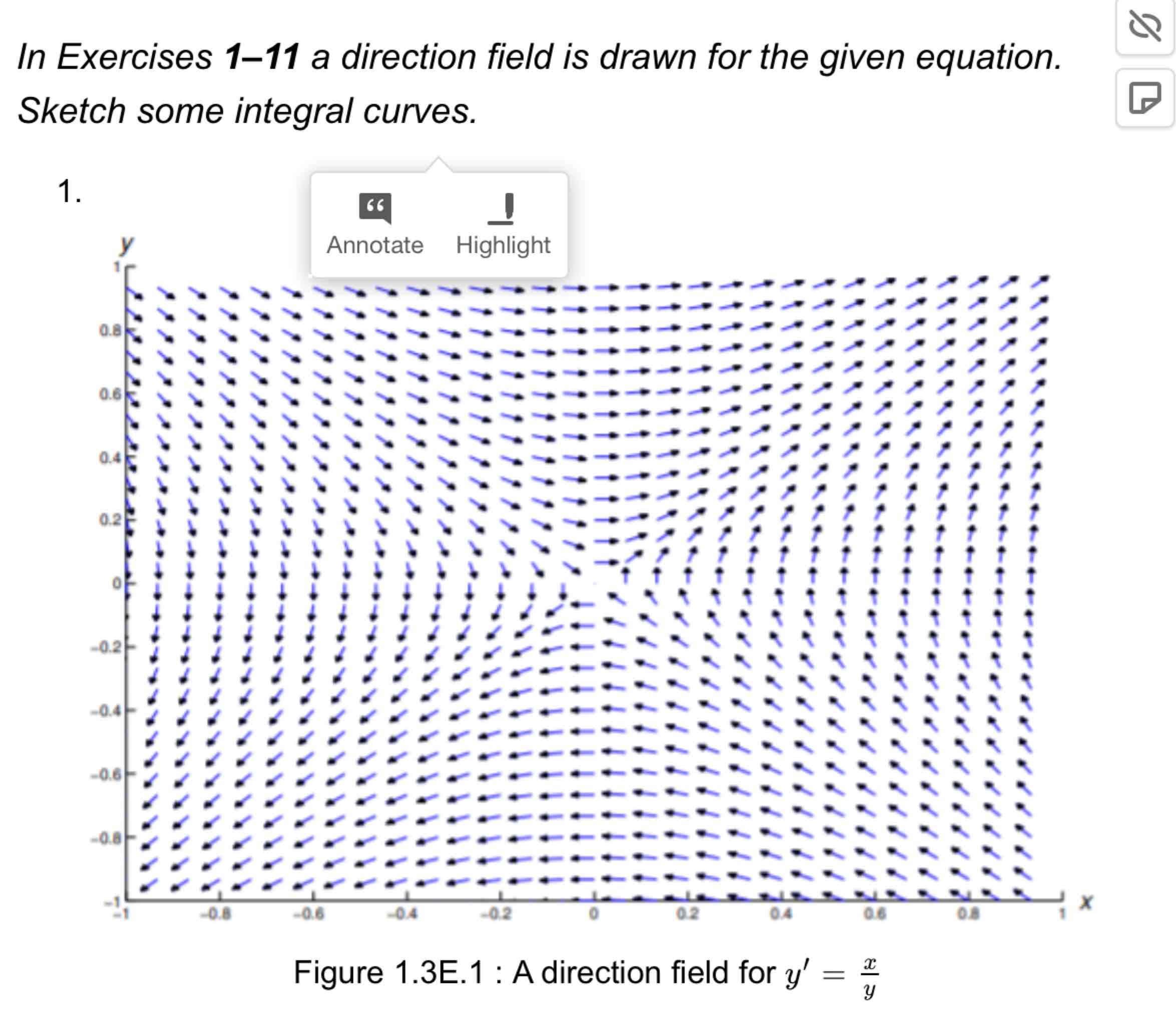 Solved In Exercises 1-11 ﻿a direction field is drawn for the | Chegg.com