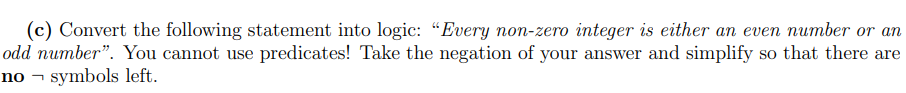 Solved Question 2: Predicate Logic and Sets (20 points) (a) | Chegg.com