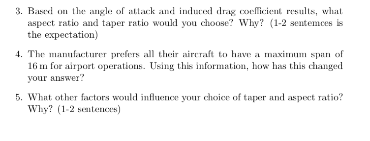 Solved The Question Figure 1 shows the induced drag factor | Chegg.com