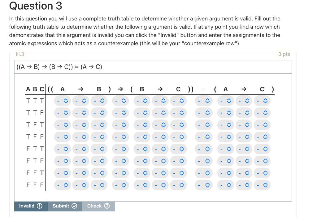 In this question you will use a complete truth table | Chegg.com