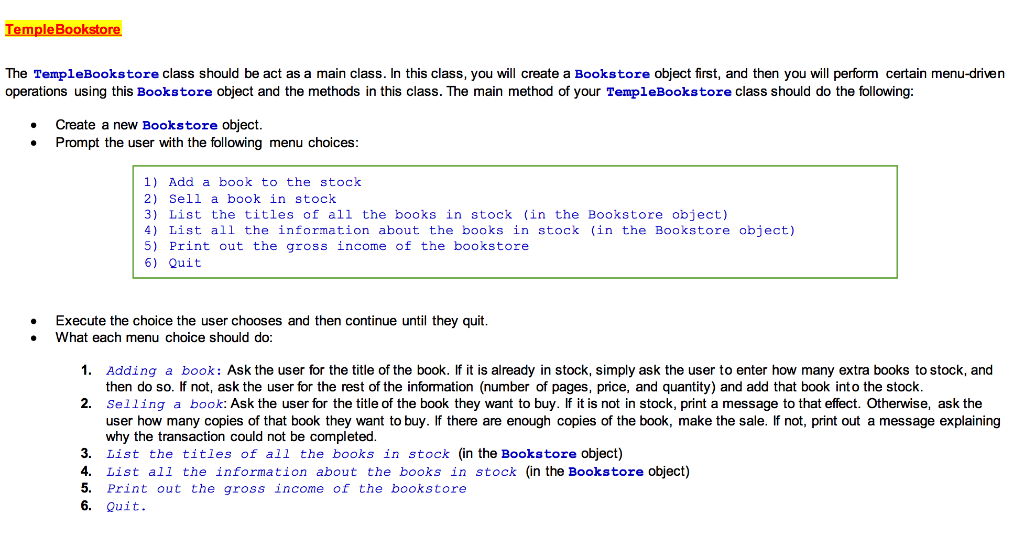 Objective: Leaming how to write a simple class | Chegg.com