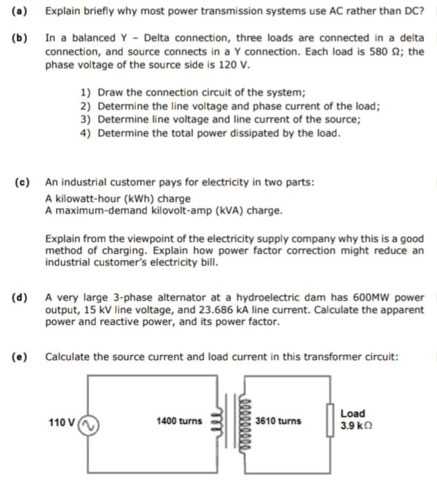 Power Transmission Diagram With Voltage Basic Flowchart Of E