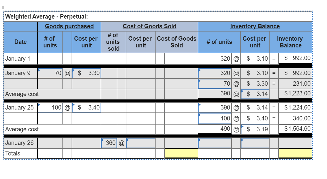 Solved A company reports the following beginning inventory | Chegg.com